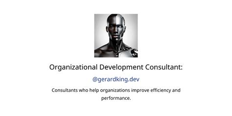 Organizational Development Consultant Gpts Features And Functions Examples And Prompts Gpt Store