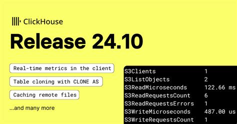 ClickHouse Release
