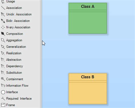 Reversed Direction Setting For Connector Tool Software Ideas Modeler