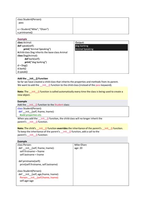 SOLUTION Python Inheritance Studypool