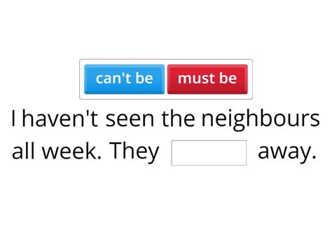 Possibility And Probability Modals Uzupełnij Zdanie