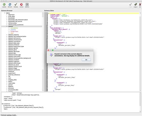 Updating Deriva Catalog Annotations Via The Deriva Workbench — Deriva Docs Current Documentation