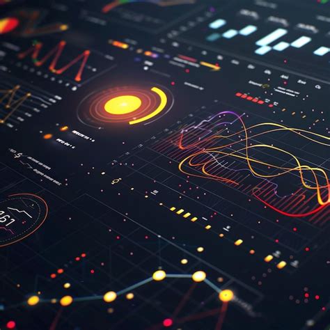 An Animated Infographic With Dynamic Charts And Visualizations Premium Ai Generated Image