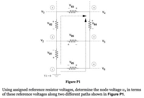 solved using assigned reference resistor voltages