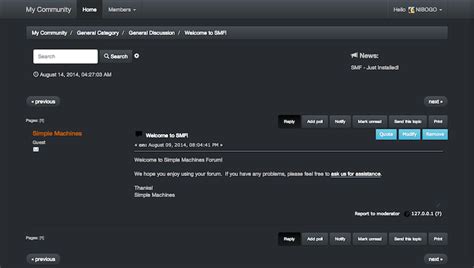 Smfpacks Darkly Theme