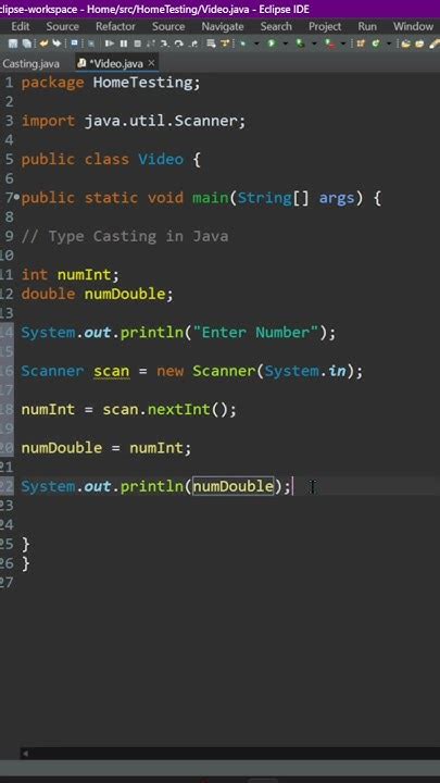 Type Casting In Java Shorts Ytshorts Education Coding Java