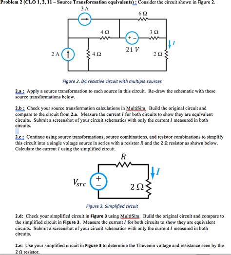 Solved Problem 2 Clo 1211 Source Transformation