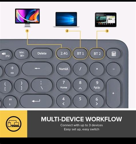 DELUX Wireless Ergonomic Keyboard Bluetooth 2 4G USB Split Keyboard Wrist Computers Tech