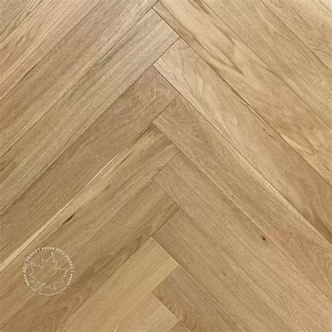 Инженерная доска Wood Bee Дуб Натур браш Herringbone английская ёлка Полы елочкой Дуб