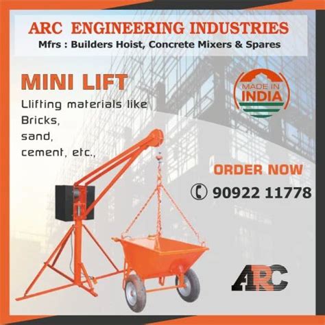 Construction Material Handling Mini Lift Single Phase At ₹ 56000 In