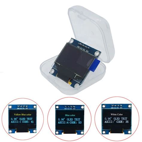 Pantalla Oled De Color Azul 096 Pulgadas 128x64 Px