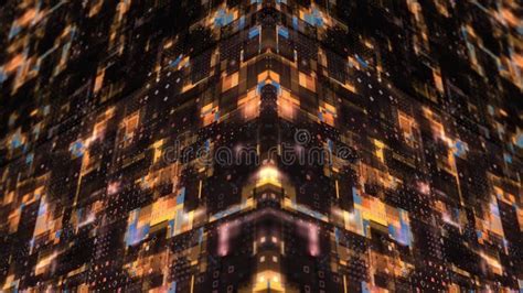 Colorful Abstract Technology Futuristic Cyberspace Background Sci Fi Technology Background