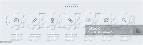 벡터 우아한 심플한 세련된 스타일 인포그래픽 디자인 Ui 템플릿 레이블 및 아이콘 0명에 대한 스톡 벡터 아트 및 기타 이미지 0명 개념 그래픽 사용자 인터페이스