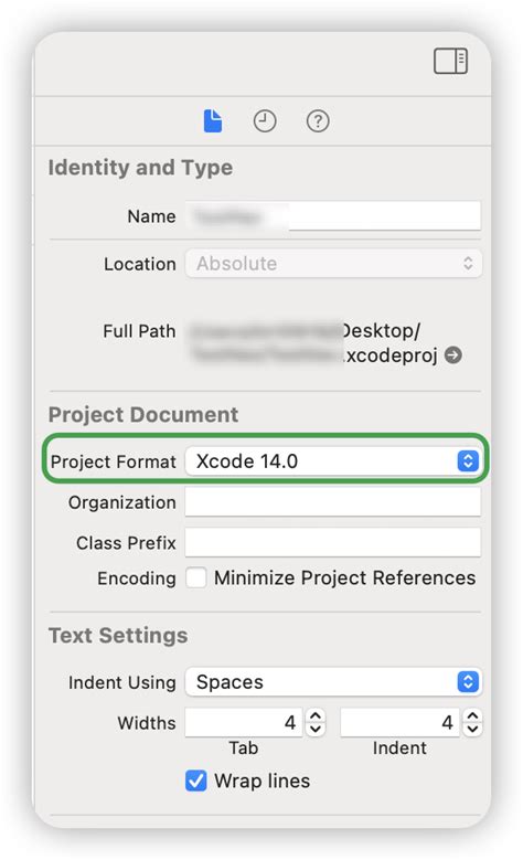 Ios Xcode Default Project Config Is Set To 93 How To Update This