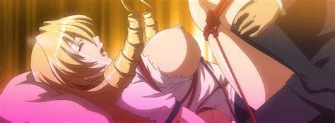 Rule 34 Animated Arms Behind Back Blonde Hair Bondage Bouncing Breasts Breasts Buruma Censored