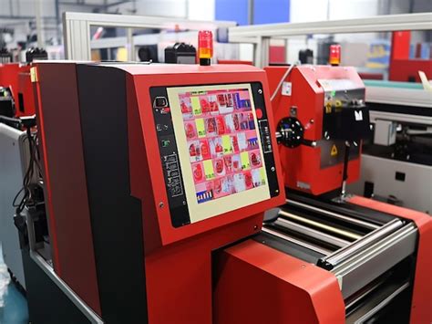 New Innovative Technology Of Automatic Label Printing Machine With Digital Control Panel