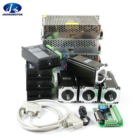 2phase CNC Router Electronic Kit Dm542 Driver And NEMA23 Stepper Motor With 350W 36V Power