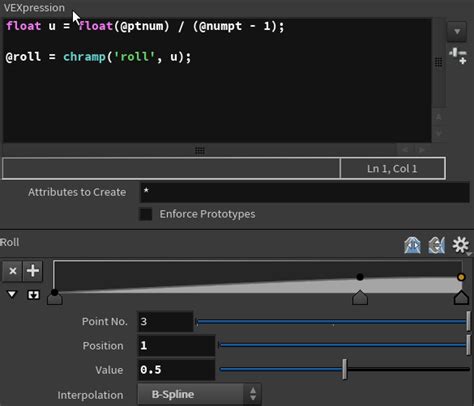 Sweep Roll Curve In Houdini Modeling Od Forum