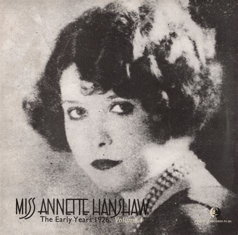 Annette Hanshaw The Early Years 1926 Volume I Lp Comp