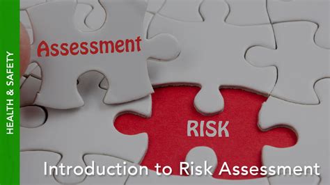 Introduction To Risk Assessment Evolve E Learning