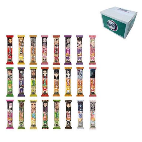 쁘띠24개 여러 가지를 섞어 담음애니메이션「귀멸의 칼」팩키지 1상자 블루본 스낵 과자 비스켓 과자 세트 재팬스토어