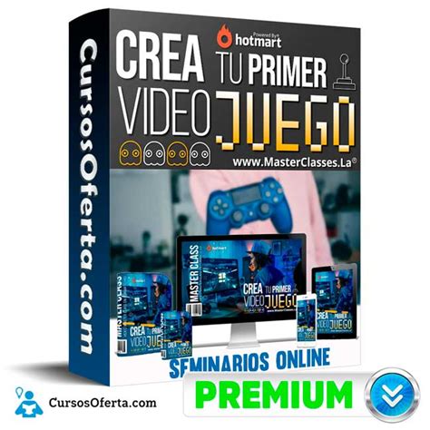 Curso Crea Tu Primer Video Juego Seminarios Online【curso Barato】