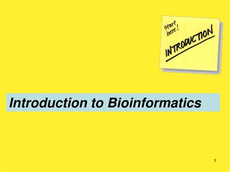 PPT Introduction To Bioinformatics PowerPoint Presentation Free Download ID