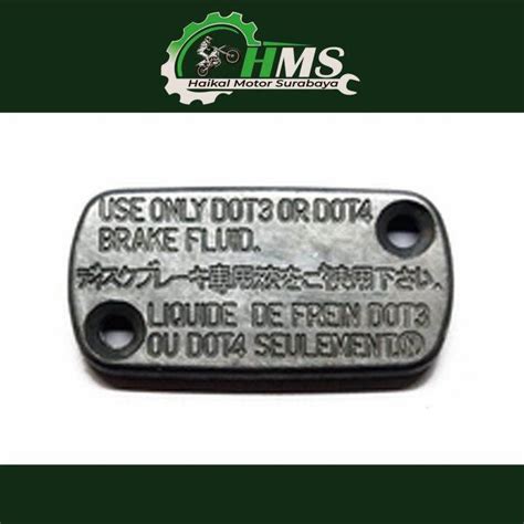 TUTUP MINYAK OLI REM KARISMA BESI SILVER Tutup Baut Kotak Rem Atas Supra Fit New Revo