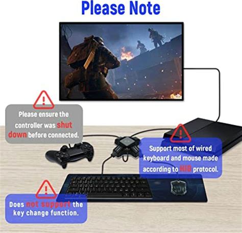 Mcbazel Kx Keyboard And Mouse Converter Adapter For N Switch Xbox One Ps4 Ps3