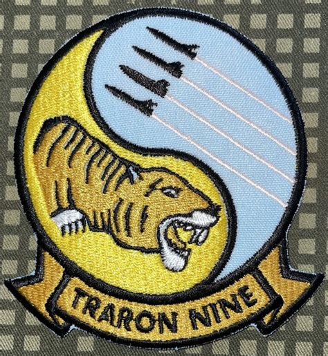 Usn Vt 9 Traron Nine Tigers Patch Decal Patch Co