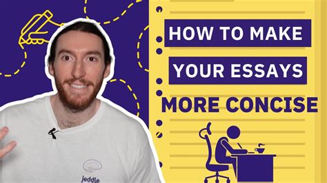 How To Make Your Essays More Concise Youtube