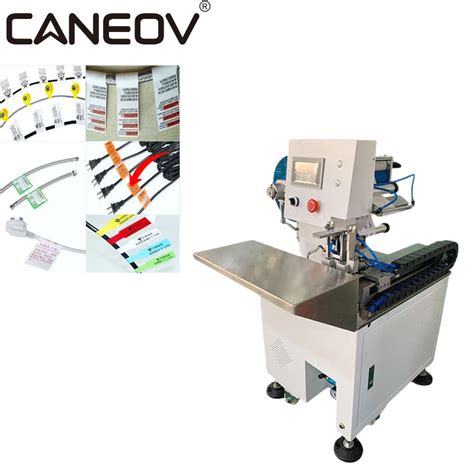 Wire Folding Labeling Machine Wire Pipe Wire Harness Cable Power Line Automatic Printing