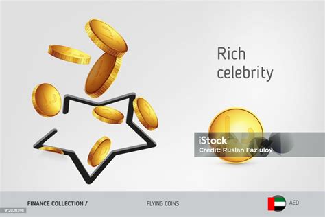 아랍 에미리트 디 르 햄 동전 금융 개념 비행 스타 아이콘 인쇄 웹 사이트 웹 디자인 모바일 애플 리 케이 션 인포 그래픽에 대 한 벡터 일러스트 0명에 대한 스톡 벡터