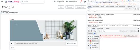 Javascript Error Prevents Upload Of Images Issue Prestashop
