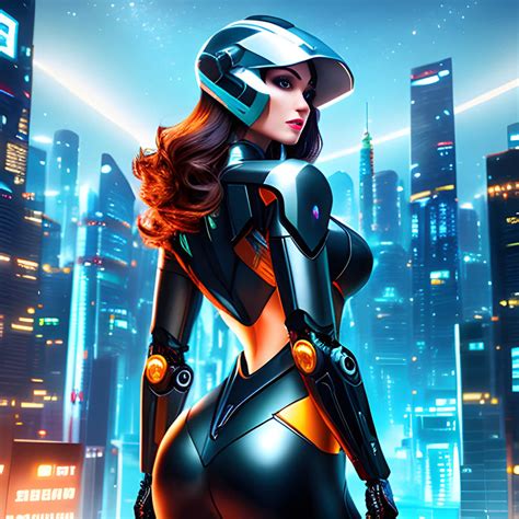 Futuristic Cyborg Woman 4 By Letototart On Deviantart