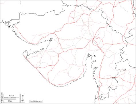 Gujarat D Maps Com Free Map Free Blank Map Free Outline Map Free Base Map Boundaries