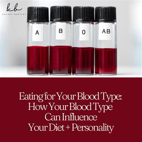 Eating For Your Blood Type How Your Blood Type Can Influence Your Diet