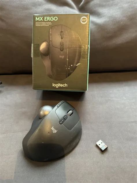 Logitech Mx Ergo Wireless Trackball Graphite Picclick Uk