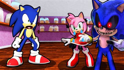 Sonic Saves Amy From Sonic Exe In Roblox Youtube