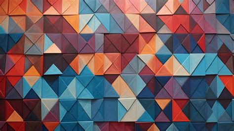 Premium Ai Image Interlocking Geometric Shapes Abstract Background Hd 1920x1080