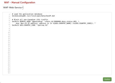 Blocking Web Traffic Using Modsecurity Loadbalancer