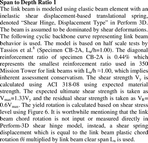 Link Beam Nonlinear Modeling Parameters Download Scientific Diagram