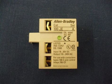Interface Module 100JE Allen Bradley 100-JE - Axxa - Motor Control ...