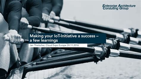 Successful Iot Projects A Few Lessons Pdf