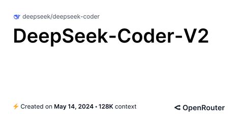 deepseek coder v2 run with an api openrouter