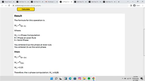 How to Calculate and Solve for α Phase Computation Phase Transformation