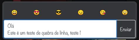 javascript quebra de linhas stack overflow em português