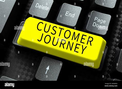 Handwriting Text Customer Journey Business Idea Complete Service And Transaction Experience Of