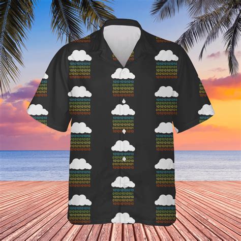 binary code raining from cloud informatic software developer hawaiians sold by barirepresspro