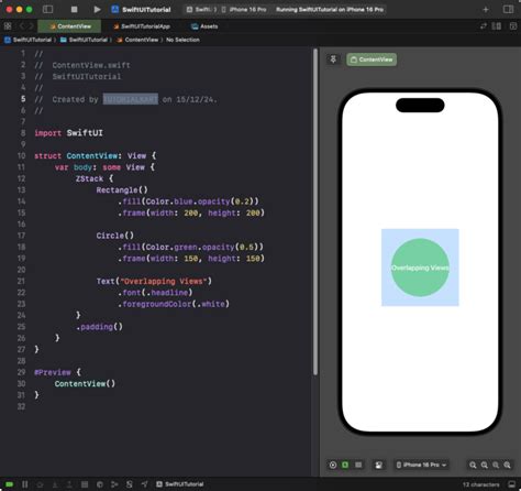SwiftUI Stacks HStack VStack ZStack Examples 3